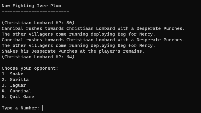 GitHub - chrislom12/Terminal-Adventure-Island-Game: A Terminal Based ...