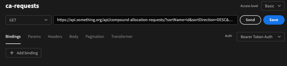 Can I use a path parameter for a Rest API call or are only query parameters supported ...