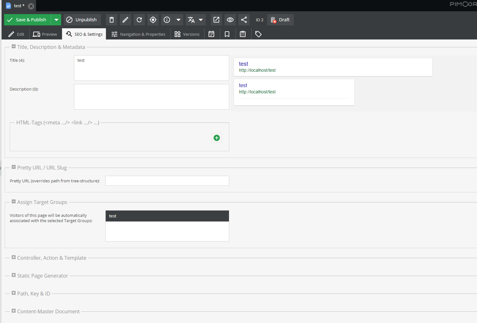 [bug] Target Groups Not Selected · Issue 12878 · Pimcore Pimcore · Github
