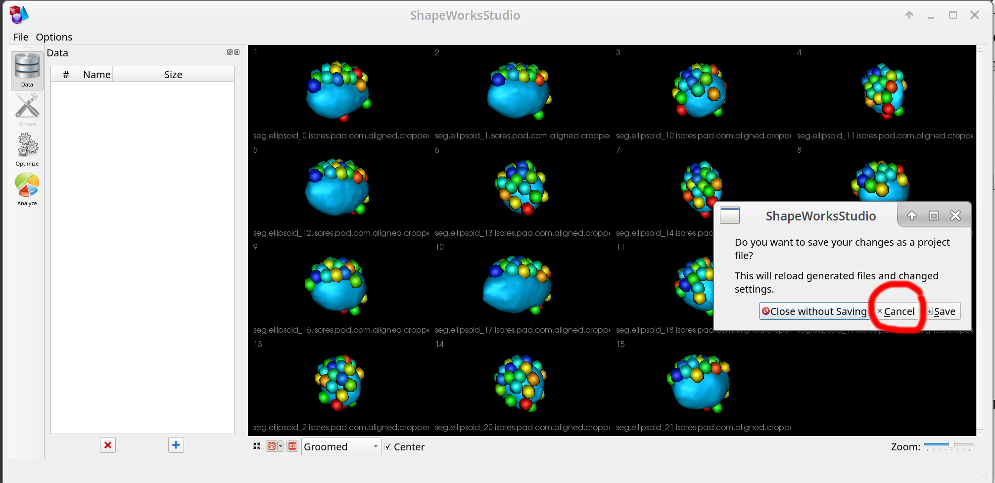 Pressing "cancel" in Studio's "do you want to save before closing" screen closes Studio anyway ...