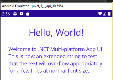 Android Labels don't overflow · Issue #4487 · dotnet/maui · GitHub