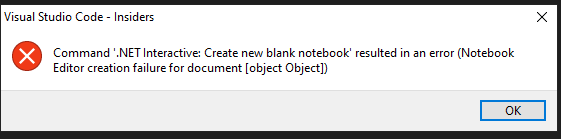 Swapping to another tab while creating an .ipynb file throws an error · Issue #2144 · dotnet ...
