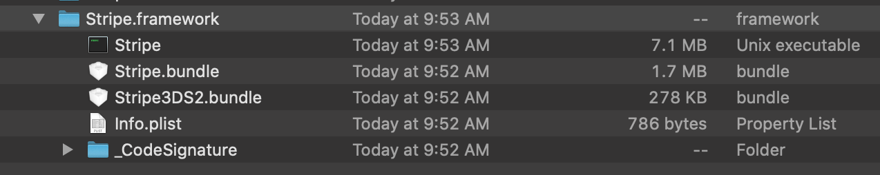 Framework size for AppClips · Issue #1719 · stripe/stripe-ios · GitHub