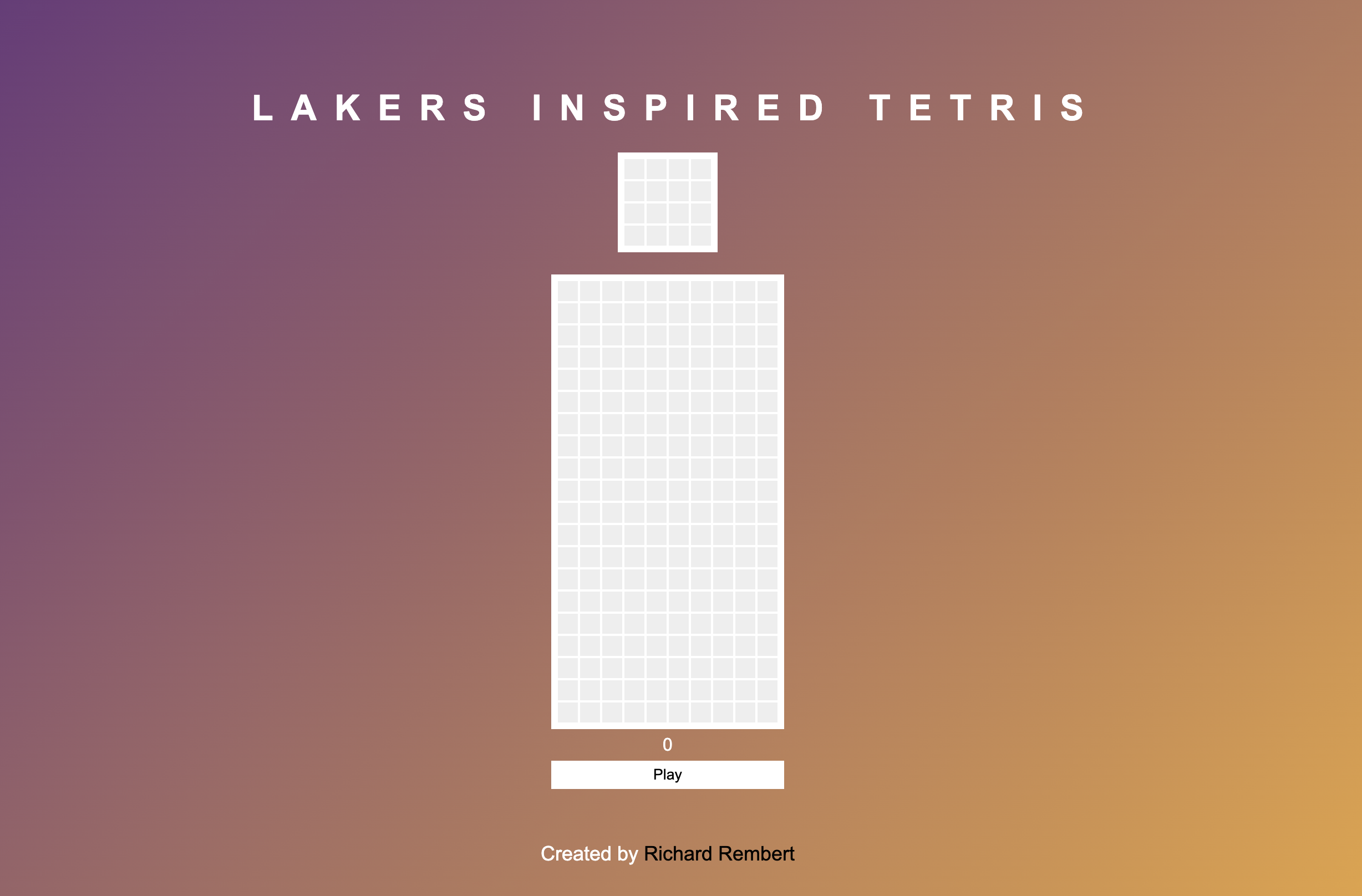 GitHub - rembertdesigns/Tetris-Game: 🟪🟨🟦🟧⬛️🟥⬜️ Tetris Game made with basic CSS and Javascript ...