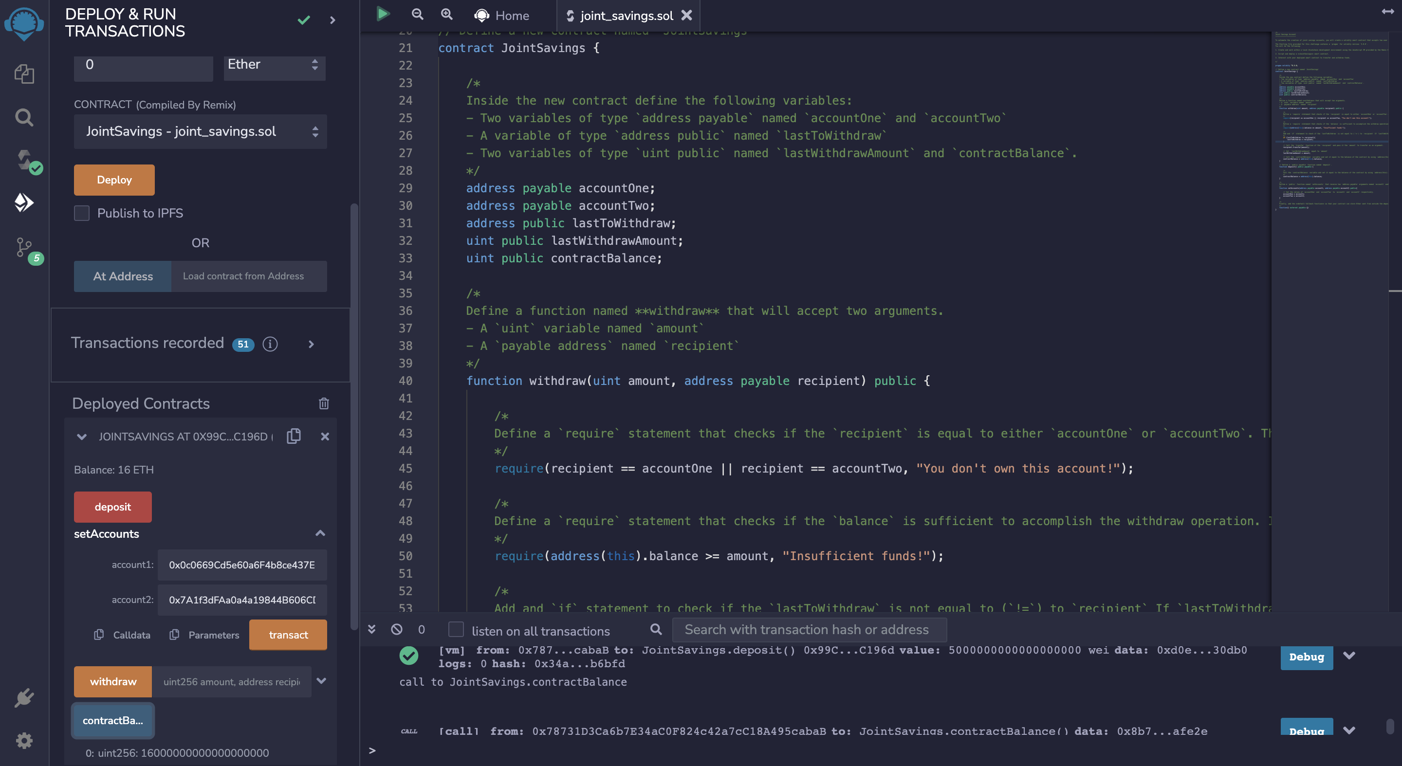 GitHub - agnesmaria1/Smart-Contract
