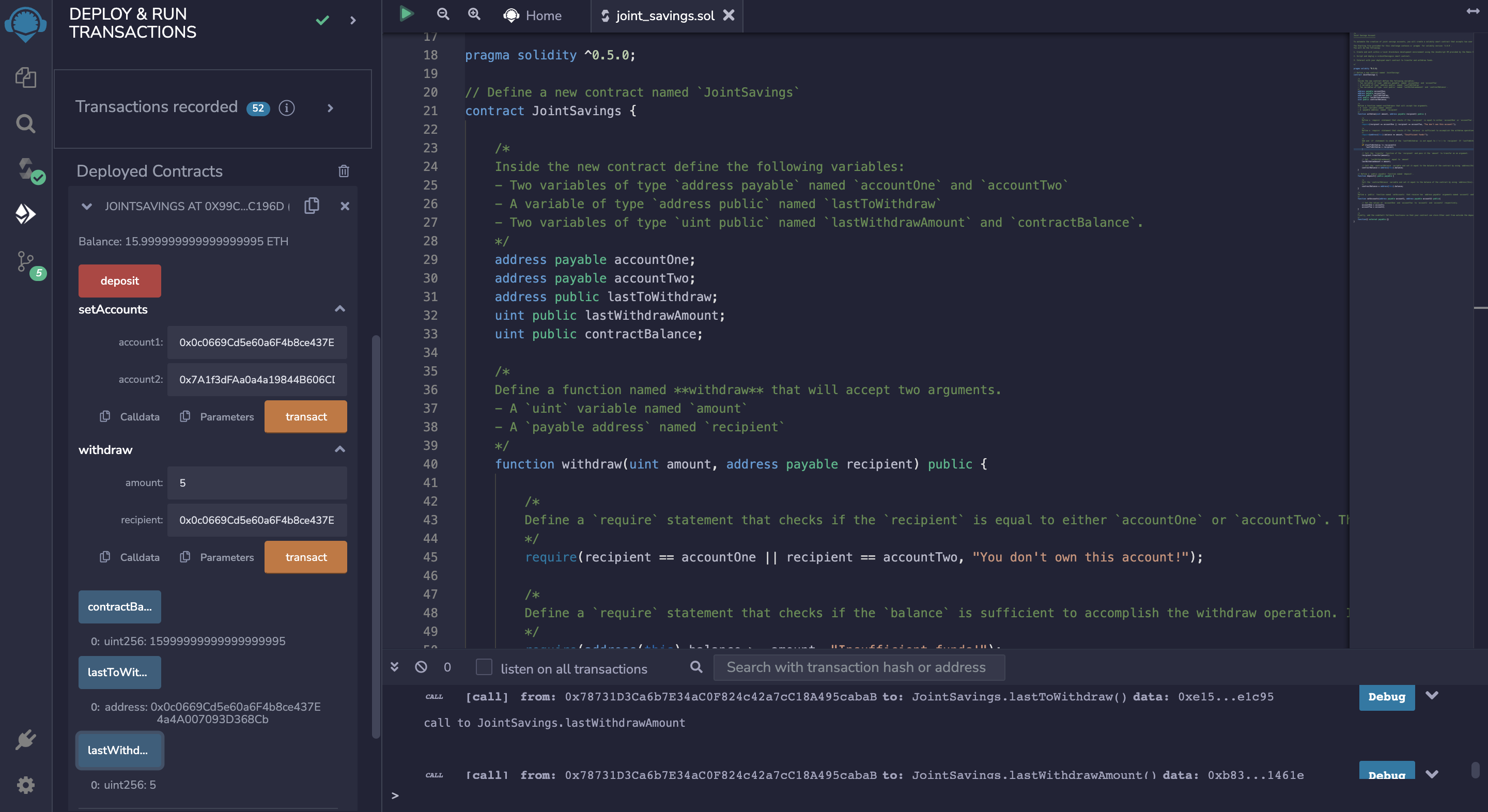 GitHub - agnesmaria1/Smart-Contract