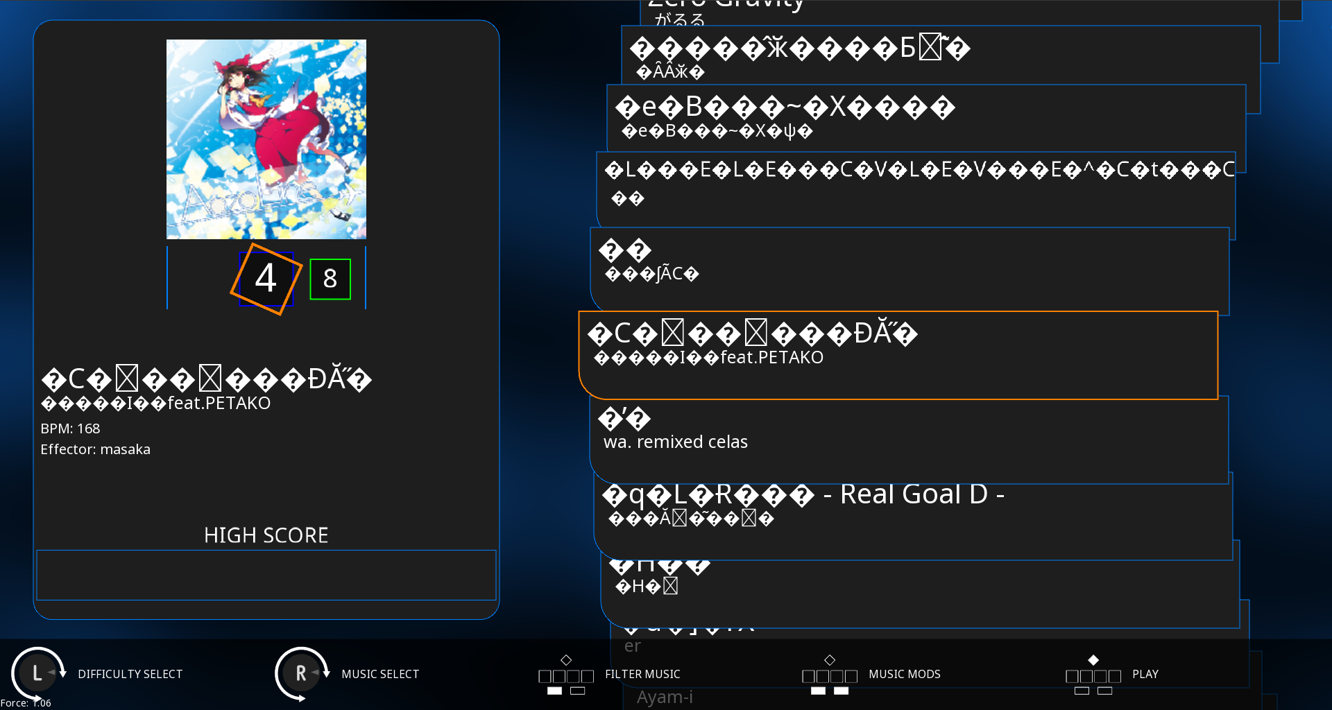 [Bug] Charts not encoded with UTF-8 have broken font rendering · Issue #314 · Drewol/unnamed ...