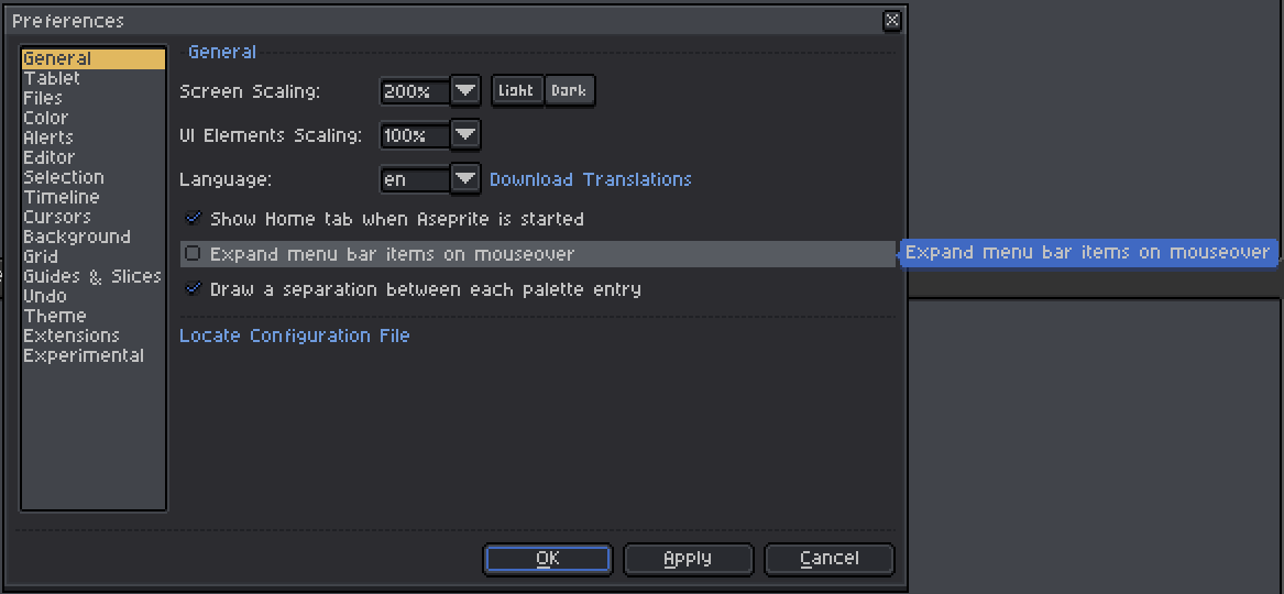 I Strings Issue · Issue 3284 · Aseprite Aseprite · Github