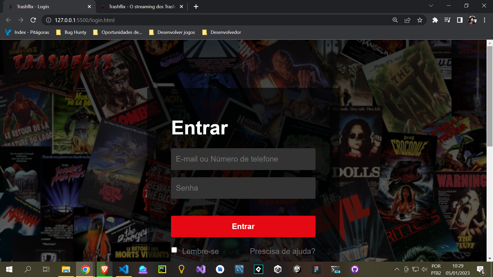 GitHub - pedrokof93/Trashflix_Complete: Site de Streaming feito usando Node.js, Html/CSS/Javascript