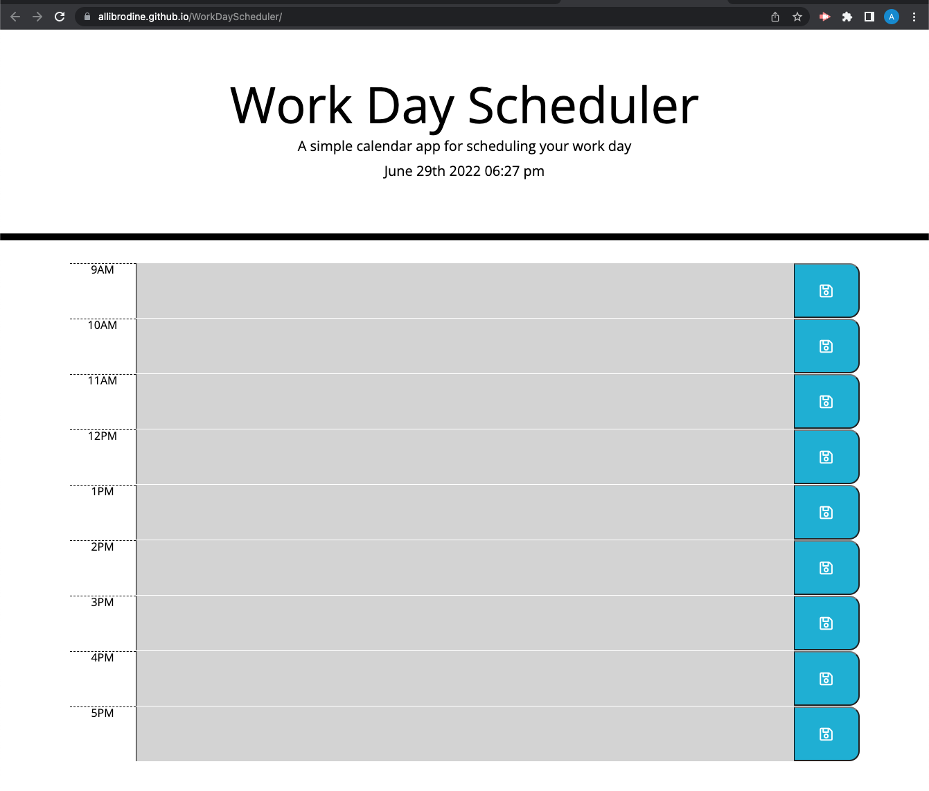 GitHub - allibrodine/WorkDayScheduler