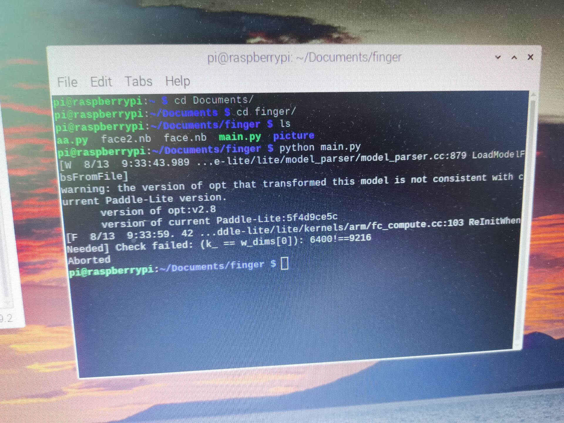 树莓派paddlelite问题 · Issue #9345 · PaddlePaddle/Paddle-Lite · GitHub