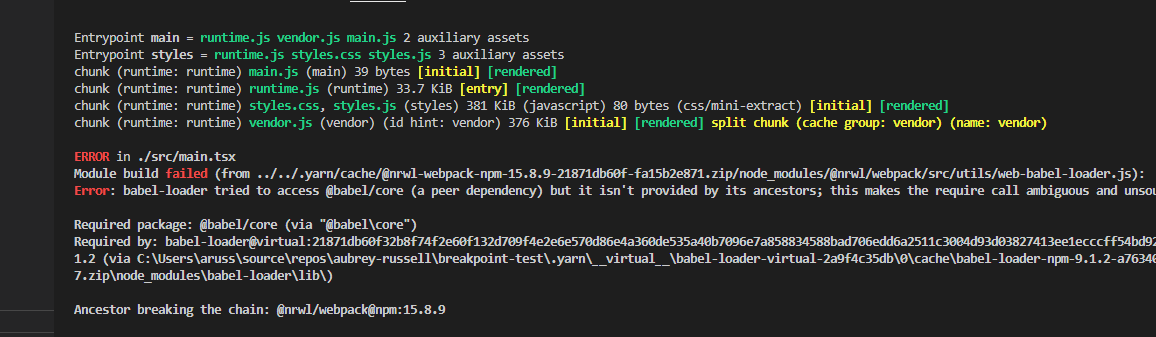 The experience creating a new workspace is not good · Issue #15942 · nrwl/nx · GitHub