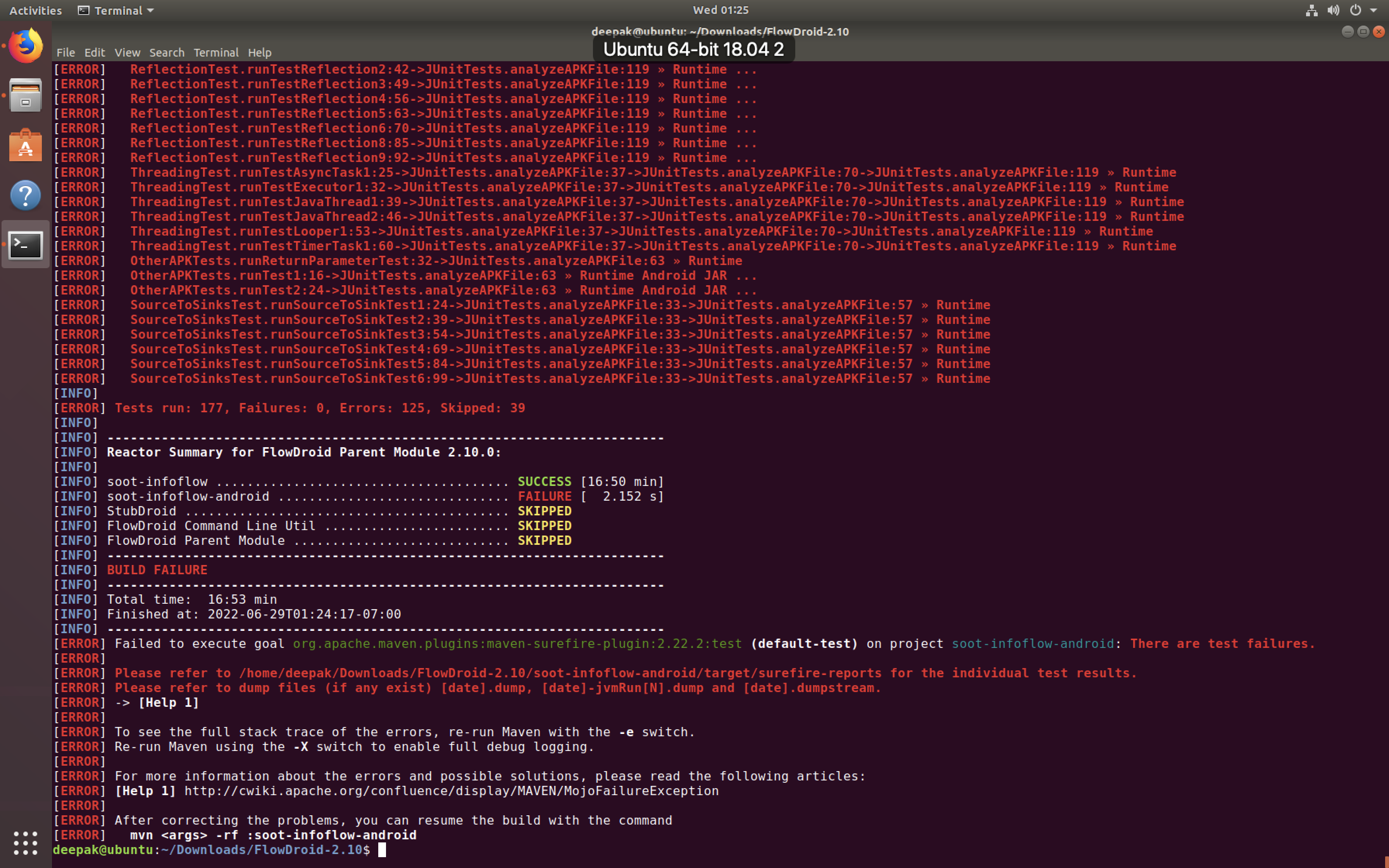 Error while installing FlowDroid · Issue #489 · secure-software-engineering/FlowDroid · GitHub