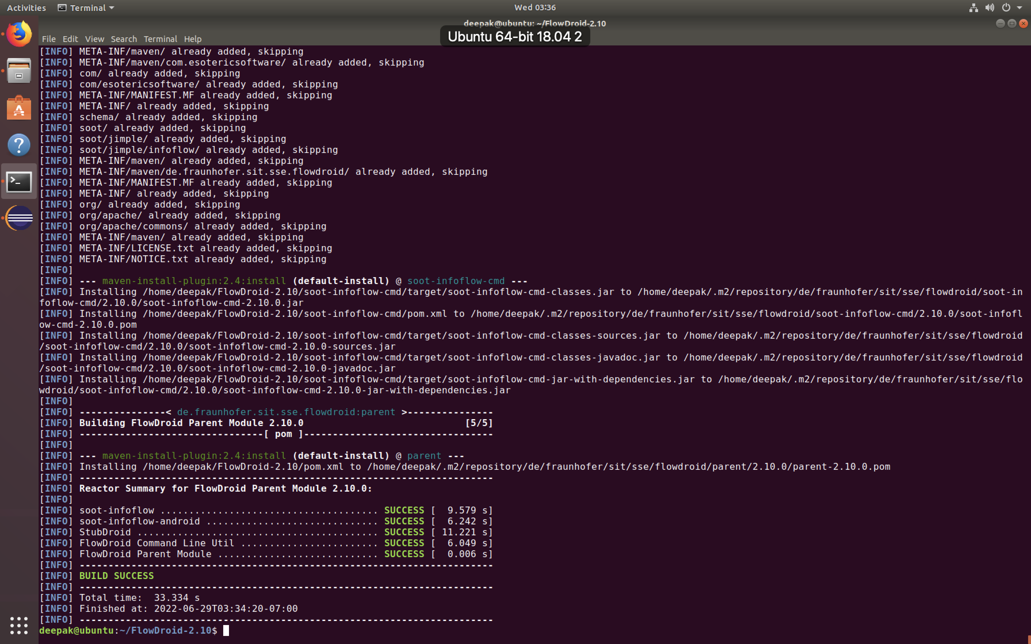 Error while installing FlowDroid · Issue #489 · secure-software-engineering/FlowDroid · GitHub