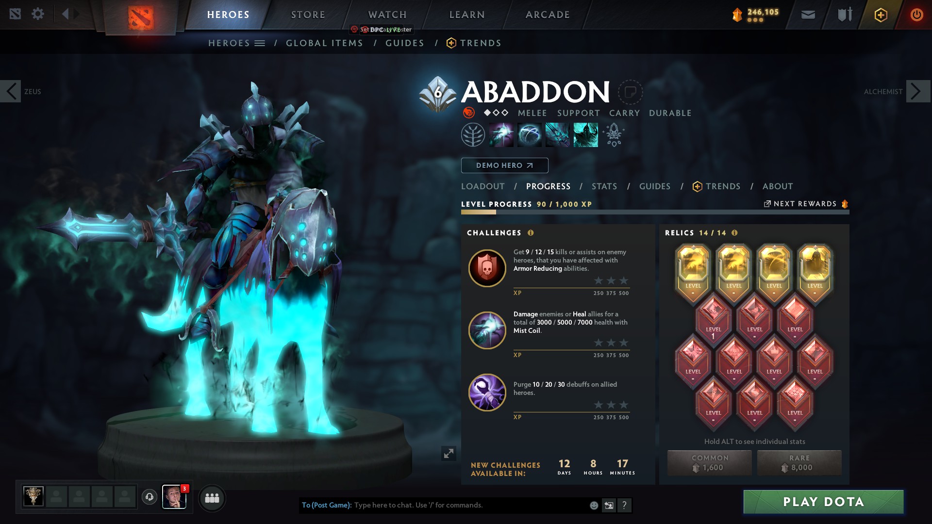 No Relic Progress In Dota Plus · Issue 6496 · Valvesoftwaredota2 Gameplay · Github 