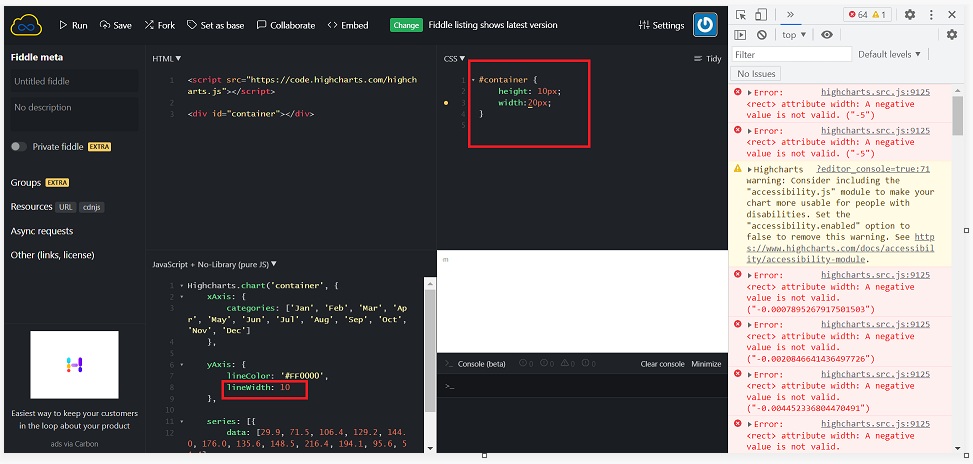 when chart size is less and Axis line width is more, console error occurs · Issue #17823 ...