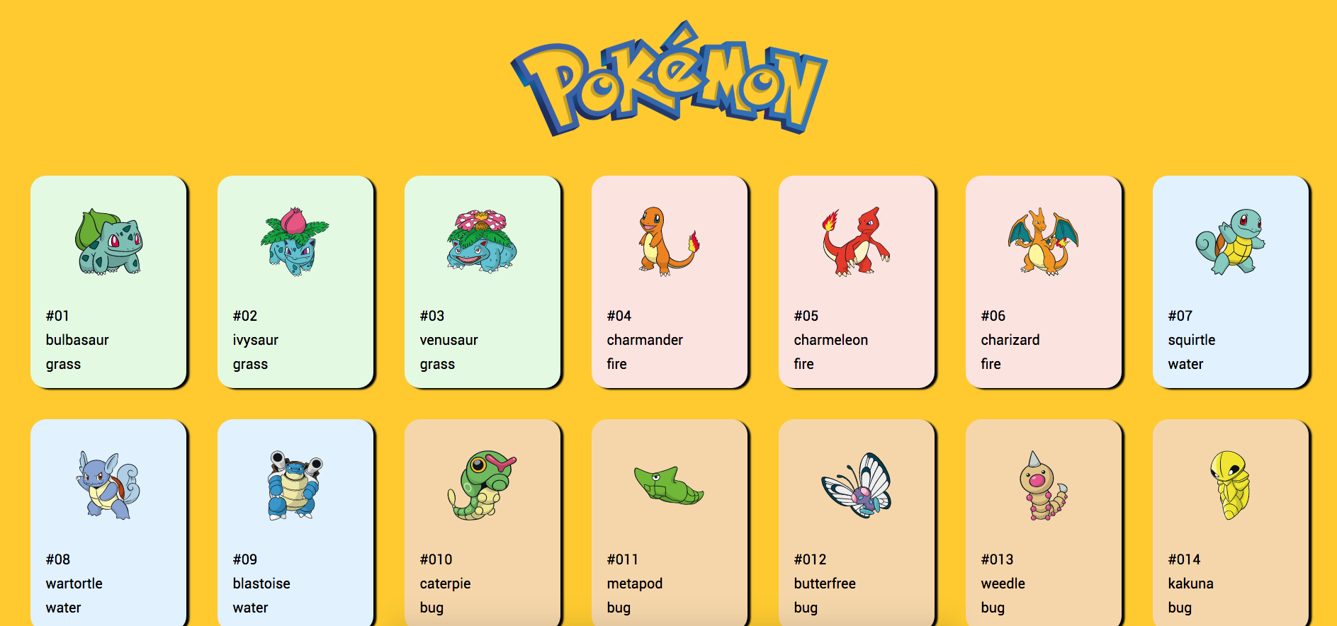 GitHub - pvcapuano/Pokedex