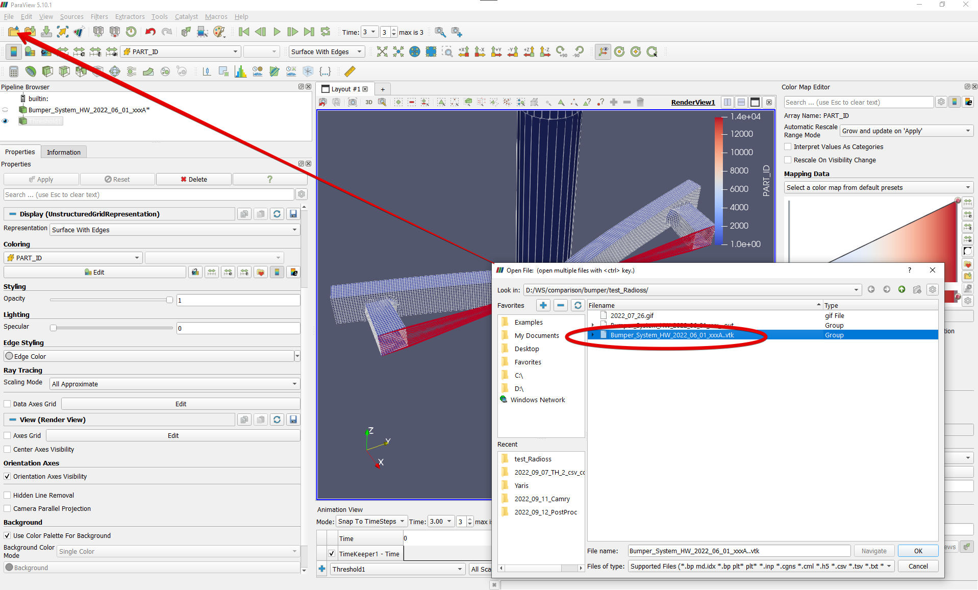 Open vtk in Paraview · OpenRadioss · Discussion #597 · GitHub