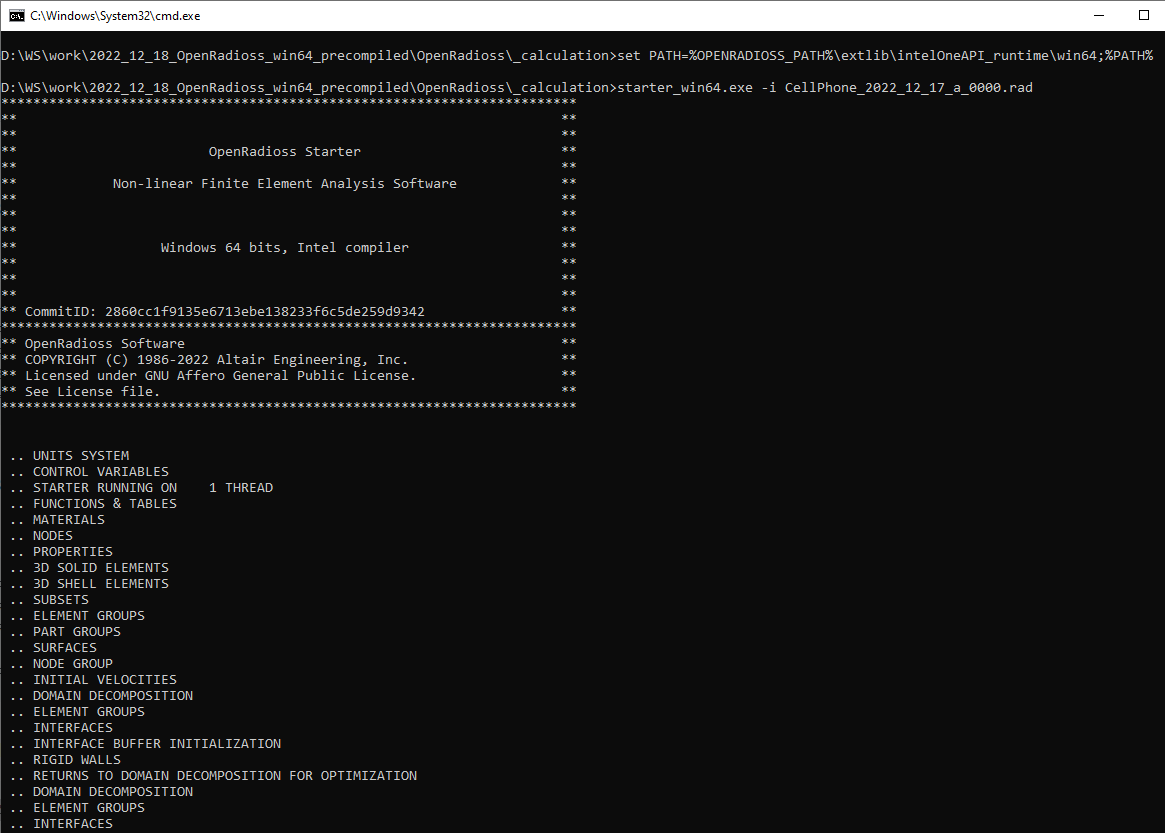 Restart Files Not Created By Starter · Openradioss · Discussion 915 · Github