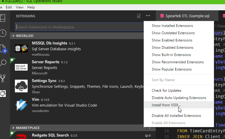 [Feature Request] Support SQL Operations Studio · Issue #2677 · VSCodeVim/Vim · GitHub