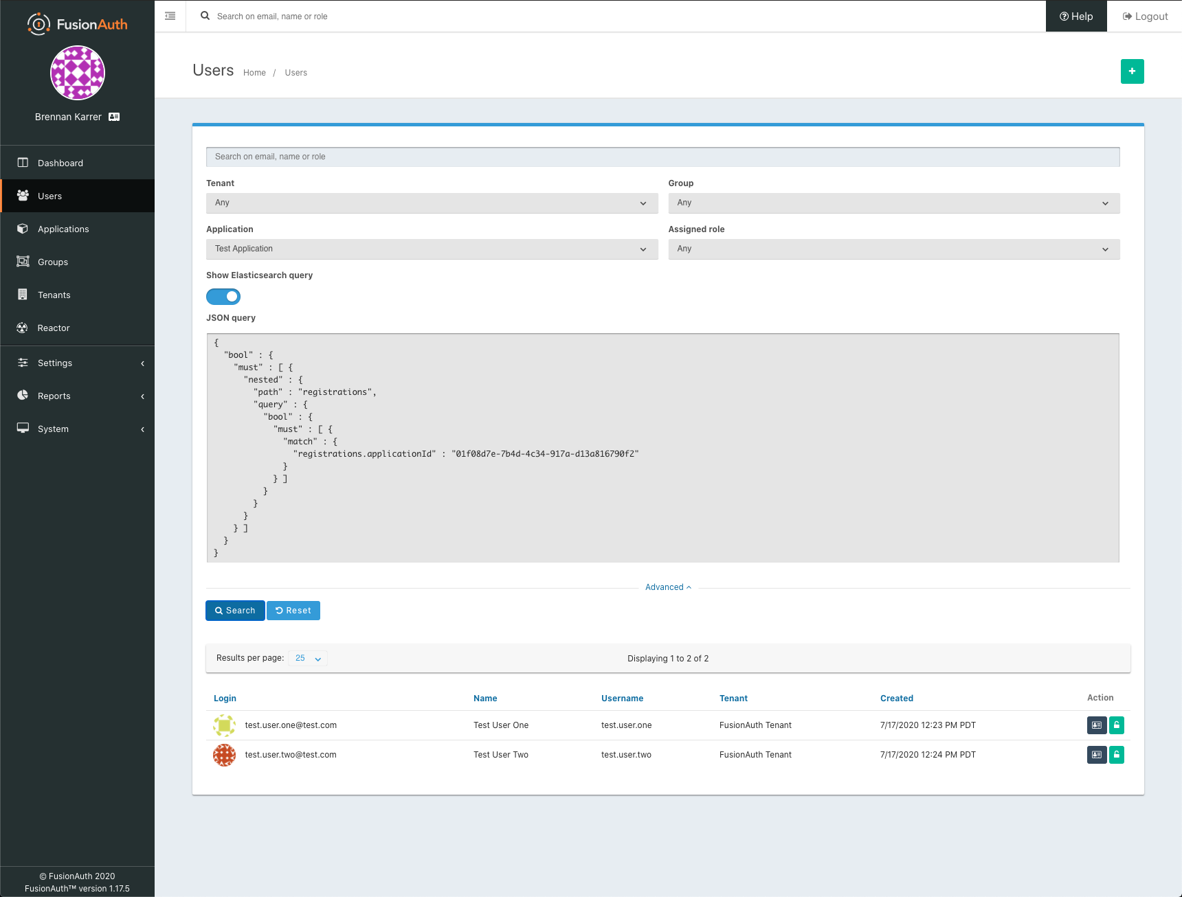 Querying Users by Application ID Reflects Stale Data · Issue #750 ...
