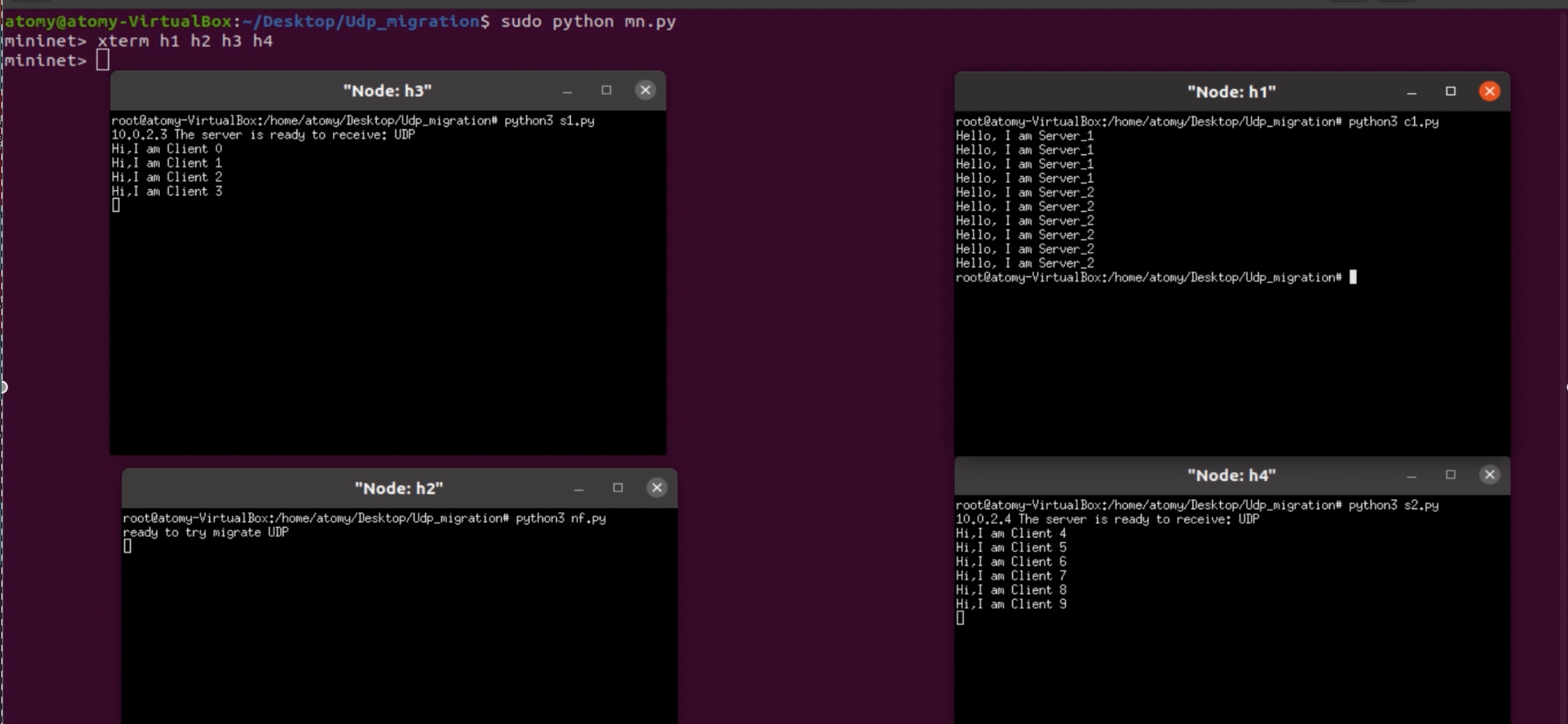GitHub - Kamisala/UDP_redirection