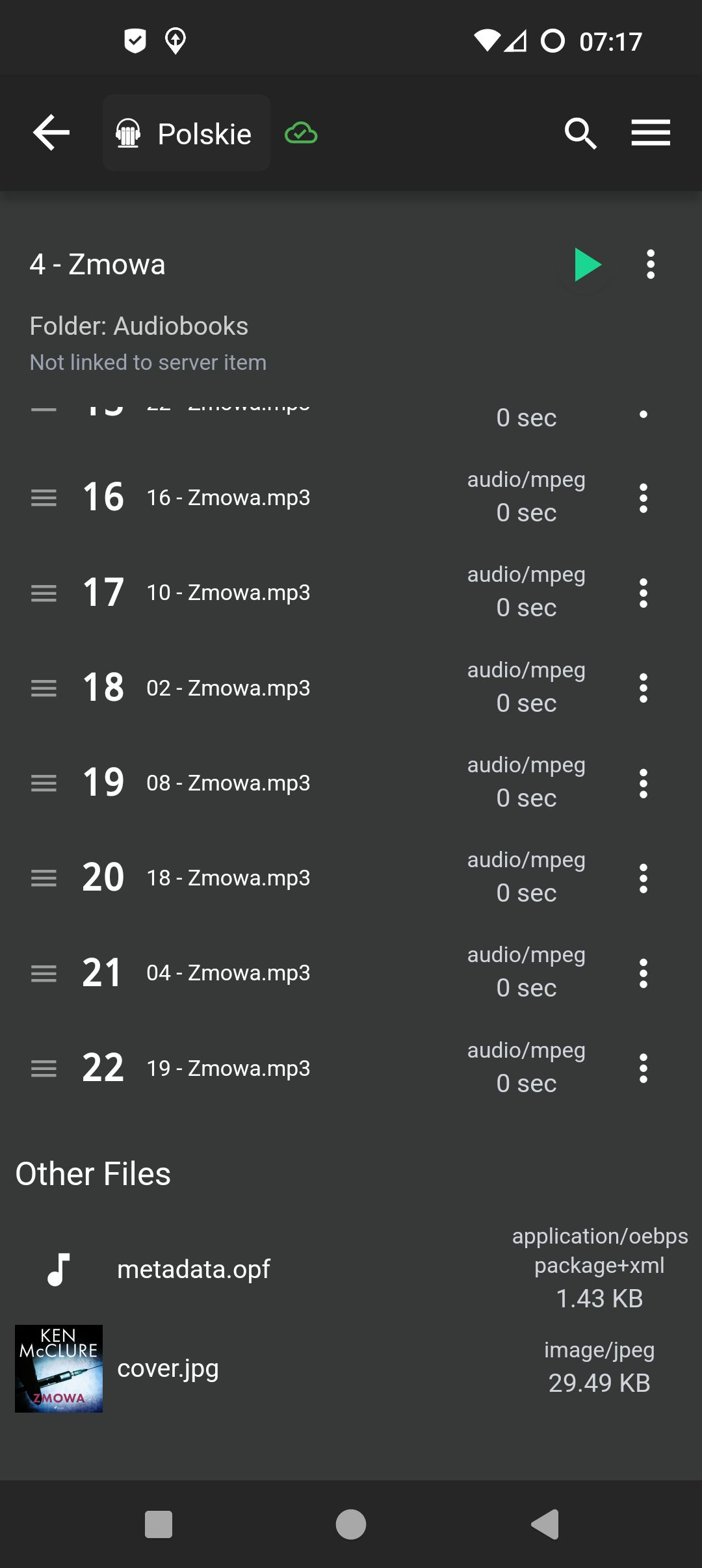 Problems with local audiobooks · Issue #810 · advplyr/audiobookshelf-app · GitHub