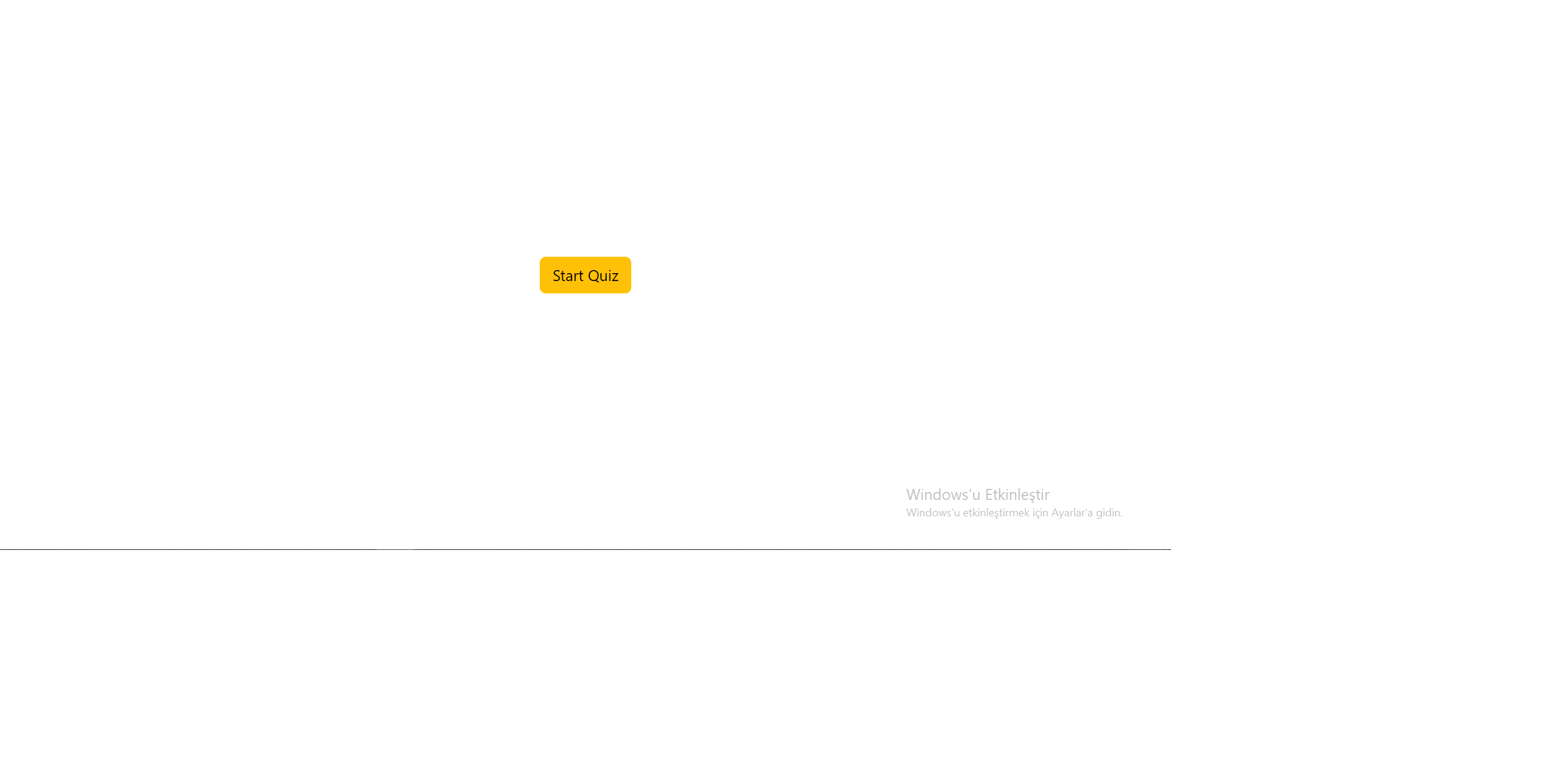Github Ozgeerkskn Quizapp This Is A Timed Quiz Application