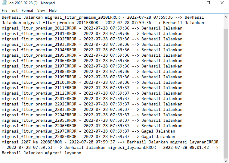 Bug/error: Saat Melakukan MigrasiDB Pada OpenSID Rev03 · Issue #5432 ...