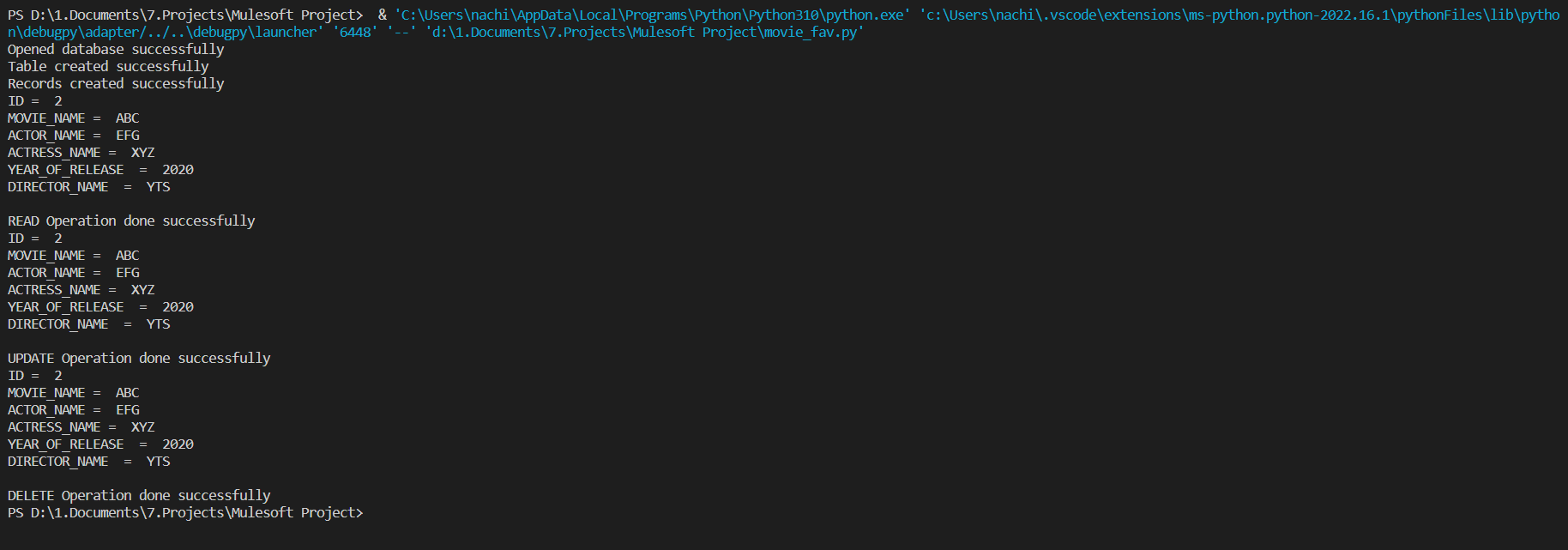 GitHub - nachikethboin/movies-database: SQLite Database to store movie names with the names of ...