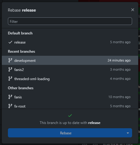 Cannot rebase a branch after a reverse-rebase · Issue #17047 · desktop/desktop · GitHub