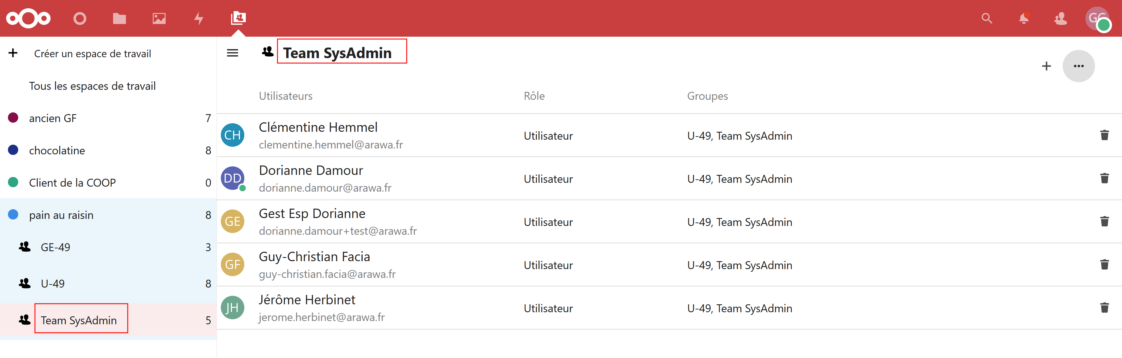 Convert group folder into a workspace : rename a group doesn't work · Issue #639 · arawa ...
