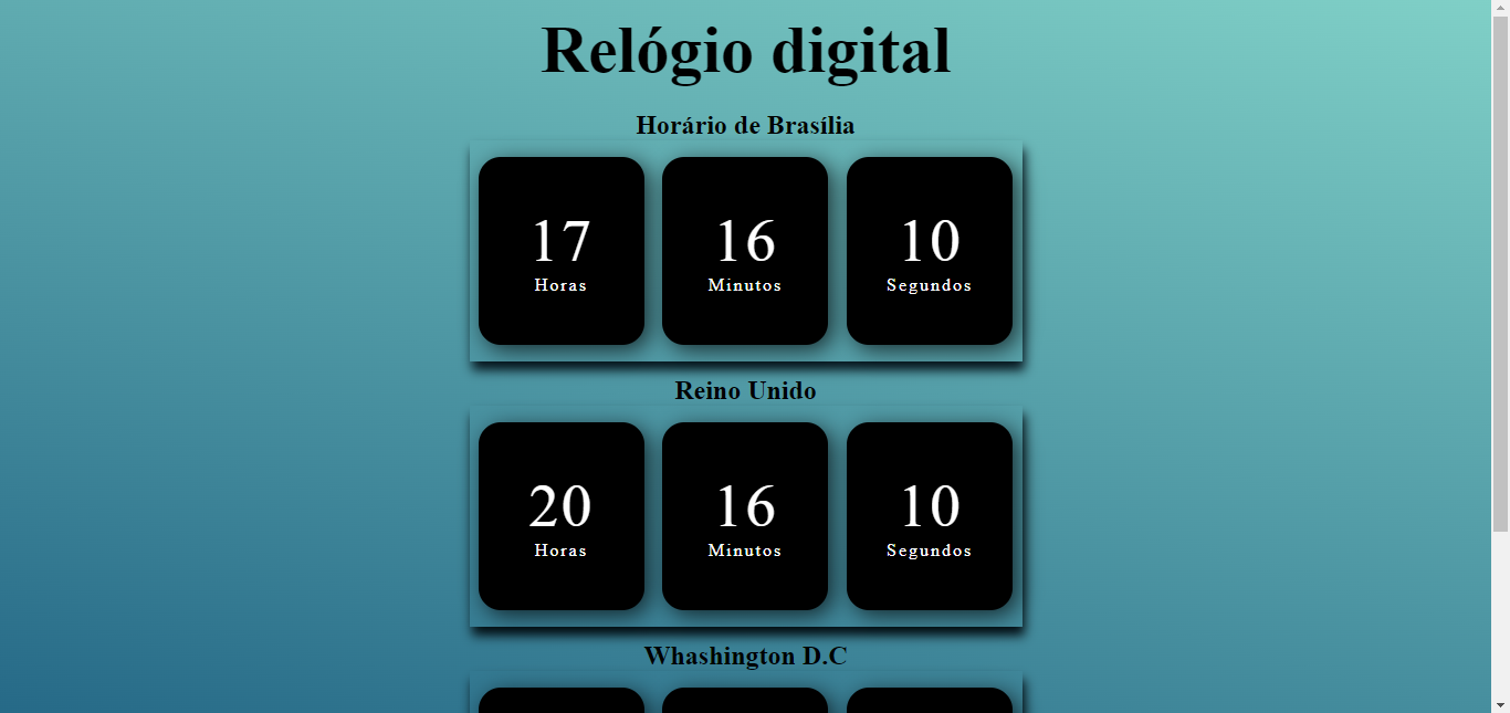 GitHub - guilhrocha/Relogio_digital: Relógio Digital - Horário de Brasilia, Reino Unido e ...