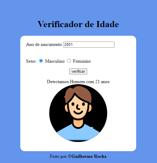 GitHub - guilhrocha/Verificador_de_idade: Verificador de idade com JS