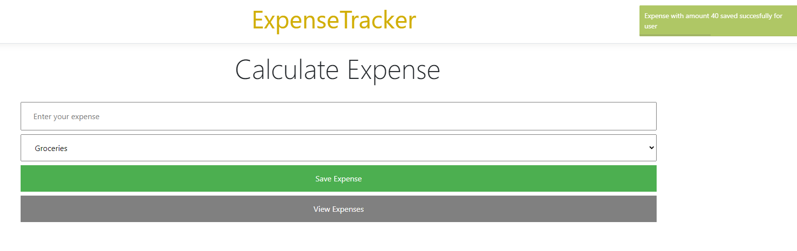 GitHub - A00259393-Vamsi/ExpenseTracker: tracker to calculate expenses