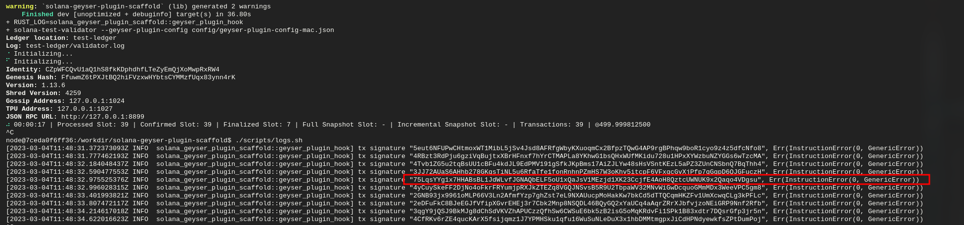 Geyser interface - transaction status is always an error · Issue #30591 · solana-labs/solana ...