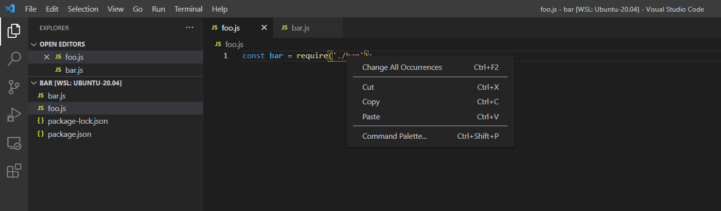 Go > Go to definition / F12 broken for basic JS / npm · Issue #149229 · microsoft/vscode · GitHub