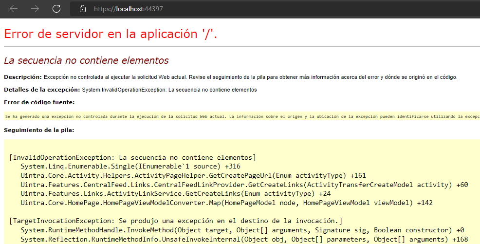 First run error: @Html.Action("Navigation", "PageContent", new { node = Model.Node }) · Issue ...