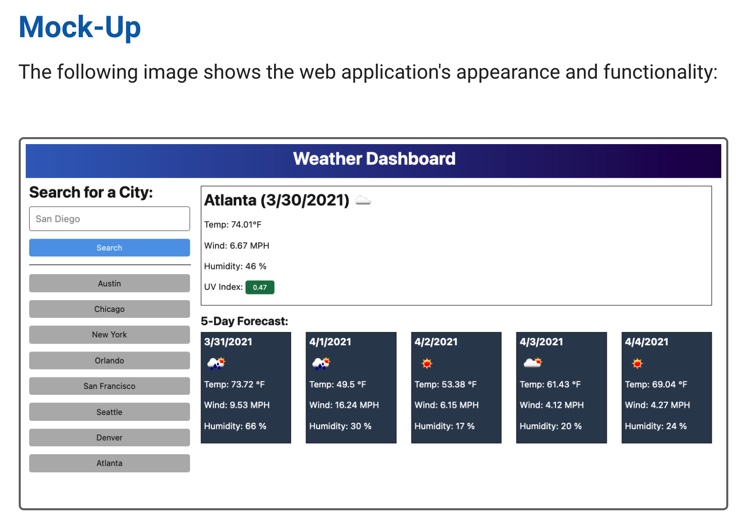 GitHub - James-Fraser1/weather-dashboard