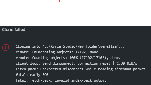 Clone Fail client loop disconnect · Issue #14617 · desktop/desktop · GitHub