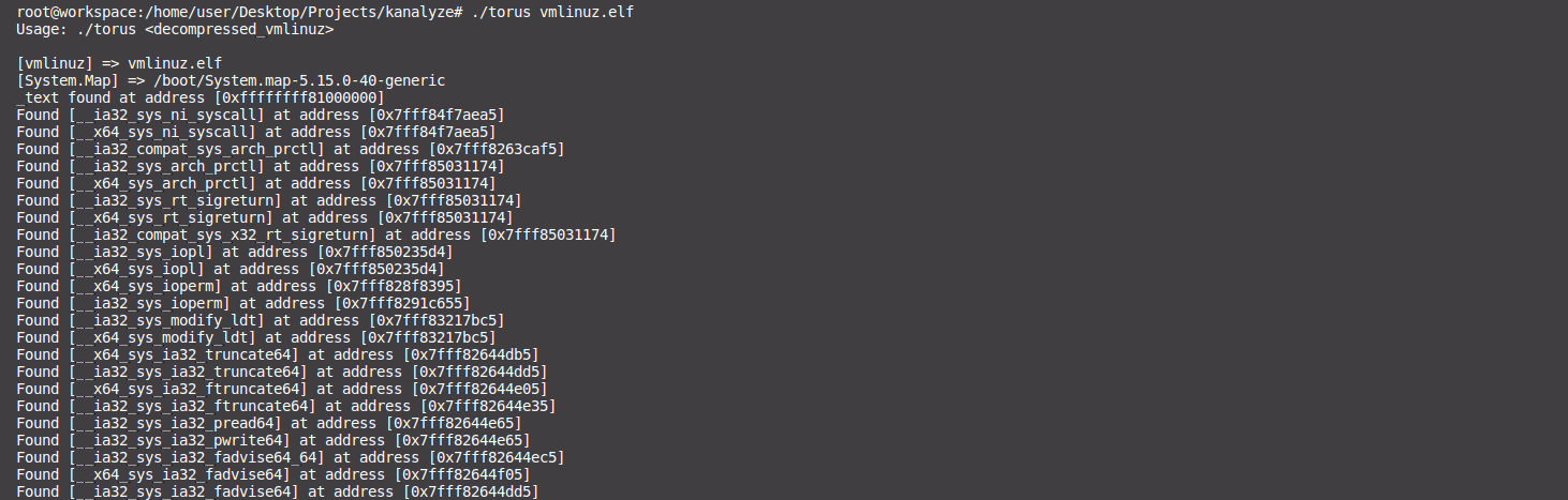 GitHub - CrackerCat/torus: x64/x86 Linux Kernel Function Dumper PoC