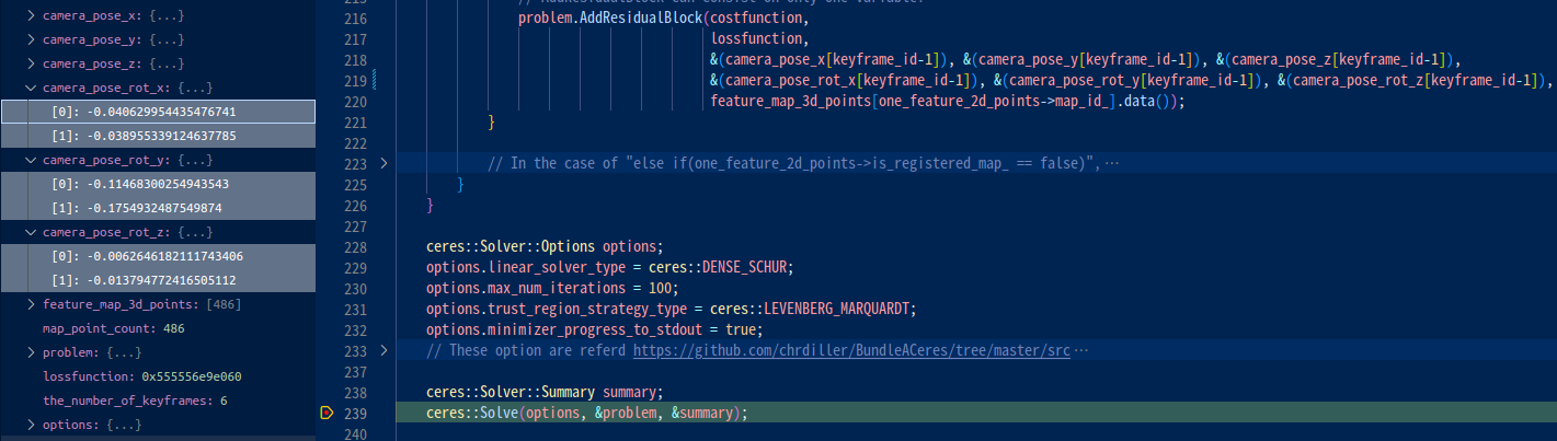 Segmantation fault occur at ceres::Solve() · Issue #906 · ceres-solver/ceres-solver · GitHub