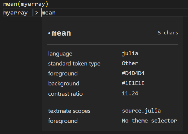 Highlight Function Call After The Pipe Operator · Issue 3070 · Julia Vscodejulia Vscode · Github