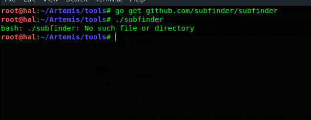 Installation error: · Issue #129 · projectdiscovery/subfinder · GitHub