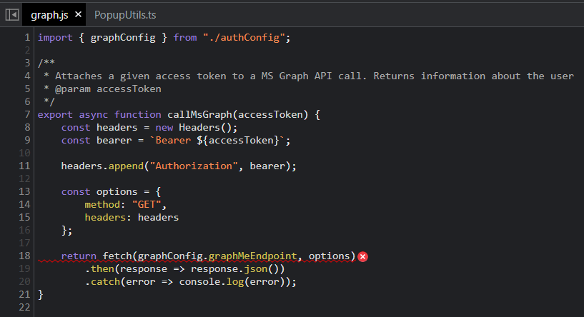 Cors Error · Issue 29 · Azure Samplesms Identity Javascript React Spa · Github