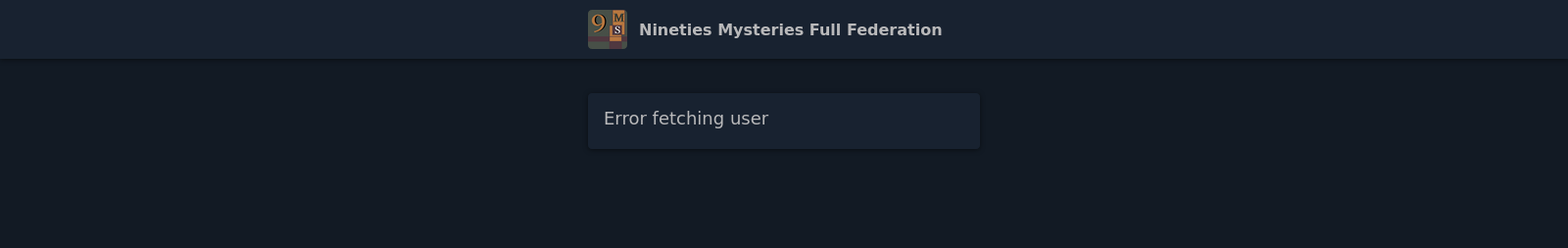 [SOLVED] "Error Fetching User" when I attempt to follow my Owncast user · Issue #2581 · owncast ...