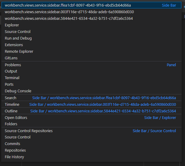 QuickOpenView Bug and Inconsistency · Issue #122838 · microsoft/vscode ...