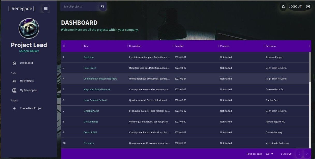 GitHub - Patrick-Njiru/renegade: Renegade is an intuitive project management tool, designed to ...