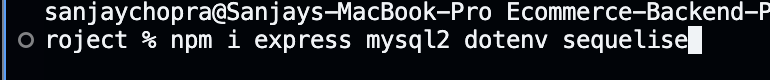 GitHub - sanjaybenu/Ecommerce-Backend-Project