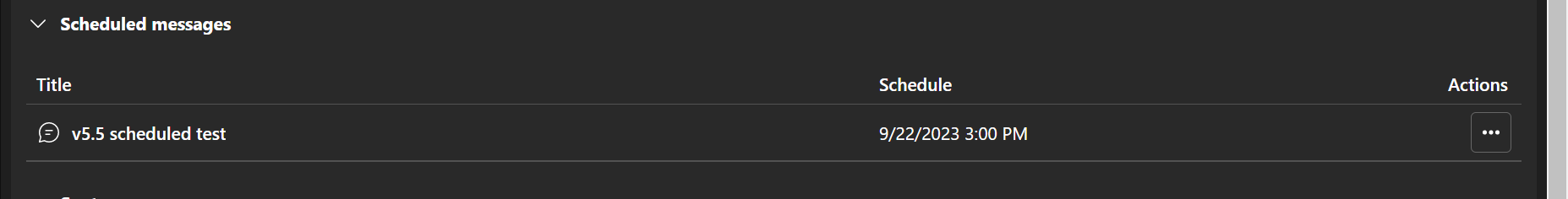 v5.5 scheduled messages aren't working · Issue #1155 · OfficeDev/microsoft-teams-apps-company ...
